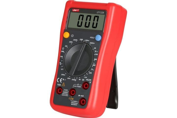 Цифровой мультиметр UNI-T UT132B Напряжение постоянного/переменного тока (600 В); постоянный ток (10А); Сопротивление ( — фото 1