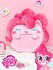 Рюкзак сумка Пинки Пай My Little Pony розовый через плечо с прозрачными карманам...