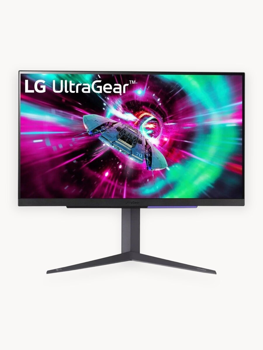 Монитор LG UltraGear 27GR93U-B монитор 27", разрешение 3840x2160, IPS, 144Гц, Черный