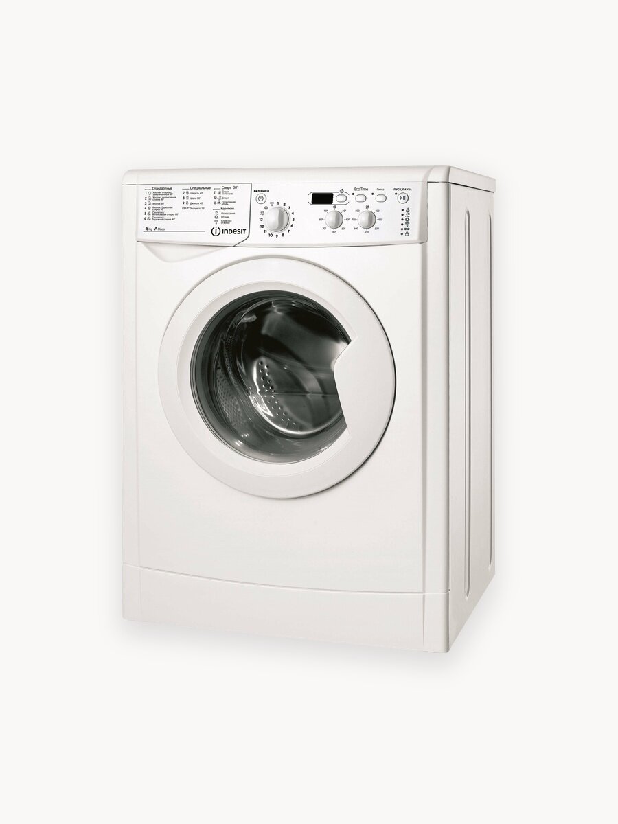 Стиральная машина Indesit "IWSD 51051", фронтальная, 13 программ, 5кг