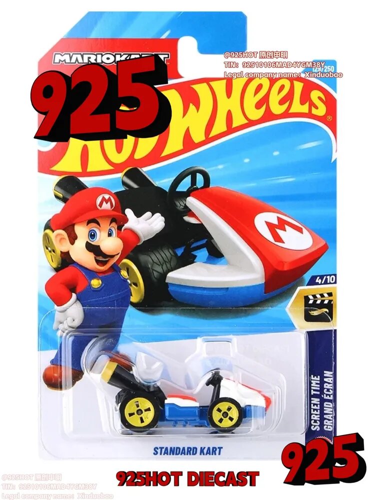 Машинка 925HOT WHEEL C4982 2026G 129 Standard Kart игрушечная машина