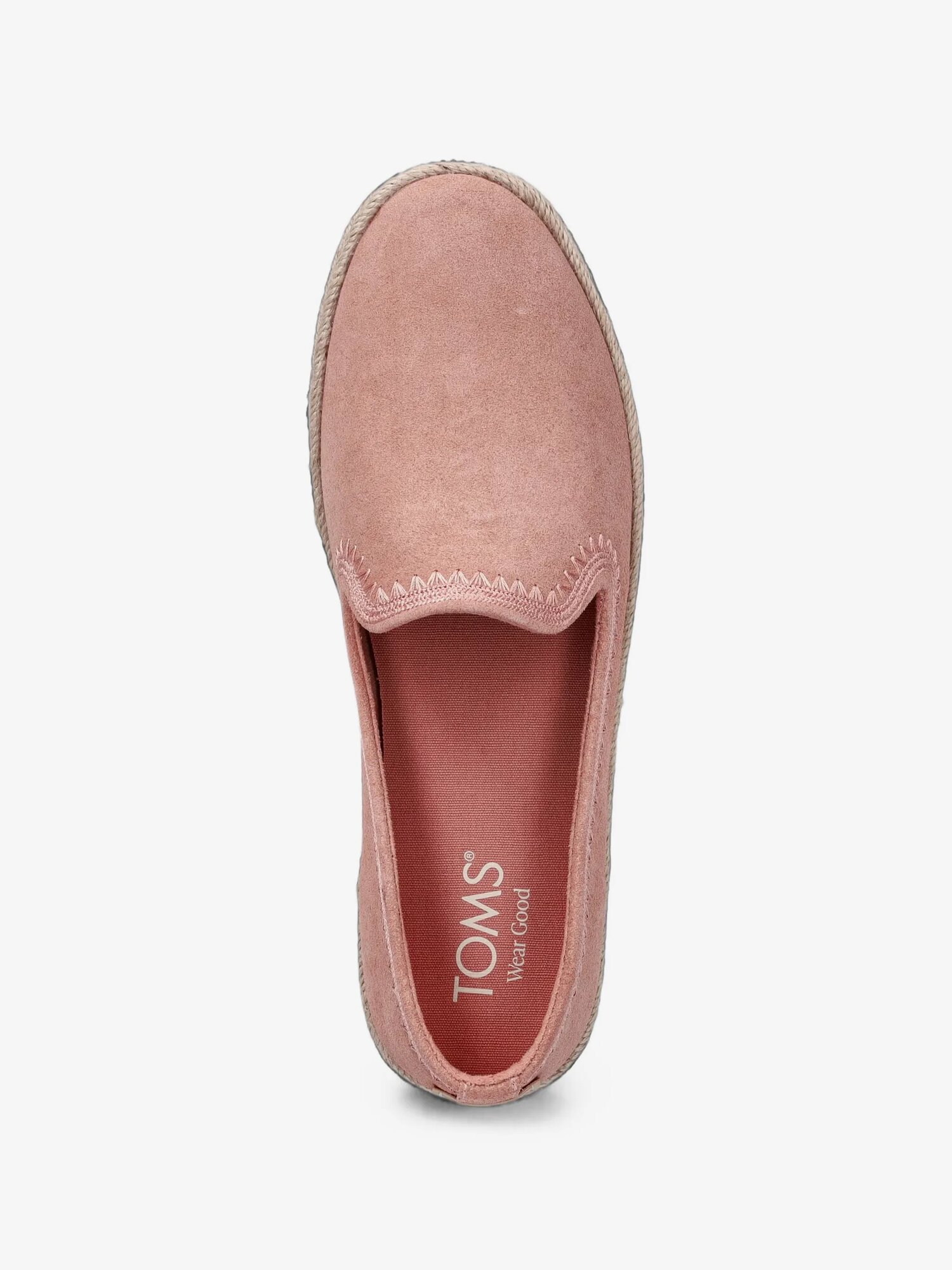 Эспадрильи TOMS Suede espadrilles, размер 38,5, розовый — фото 1