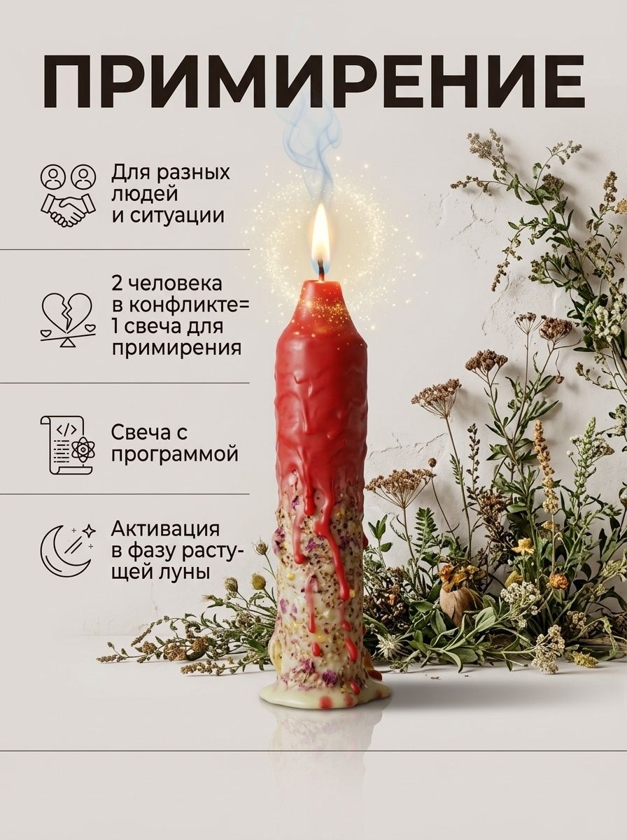 Примирение. Свеча с программой