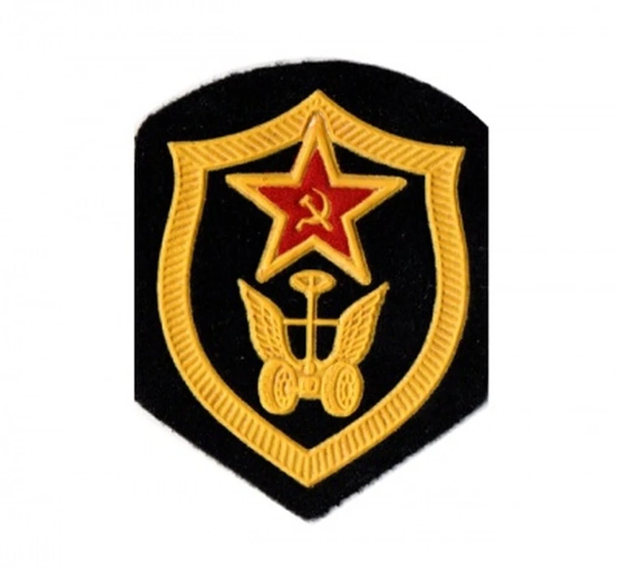 Шеврон Автомобильный войска СССР (1922-1991), 83х65 мм, военная форма нашивки