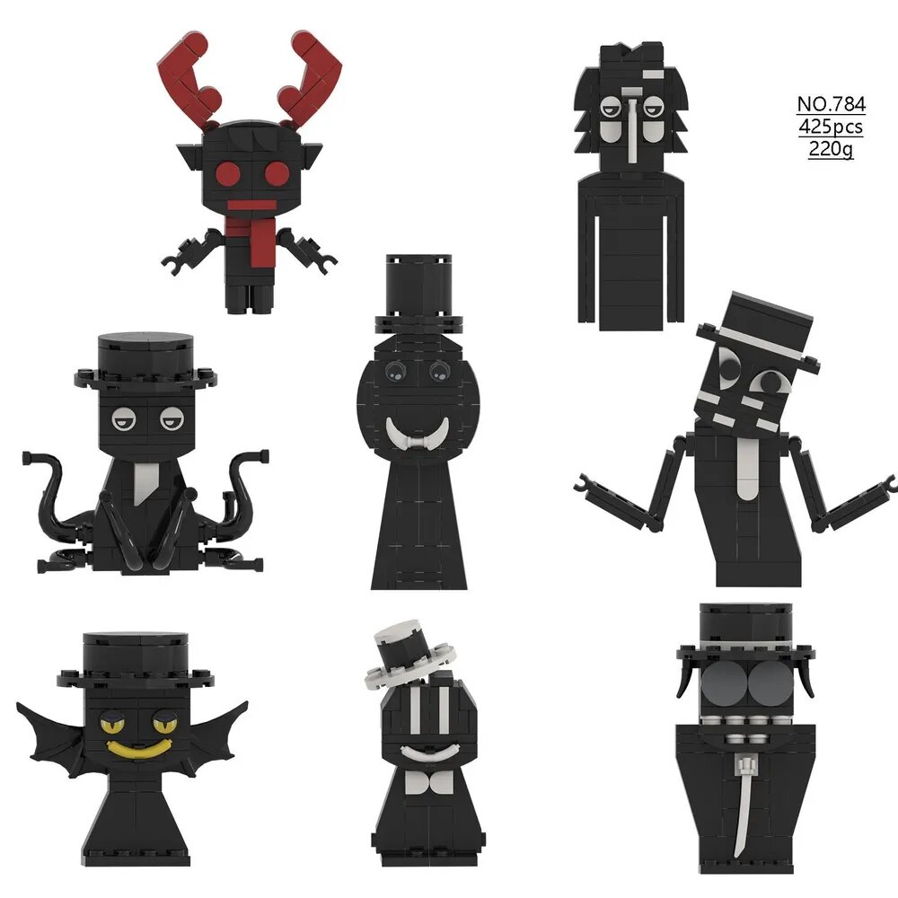 Эксклюзивный конструктор Sprunki Суперсемейка из пластика Incredibox