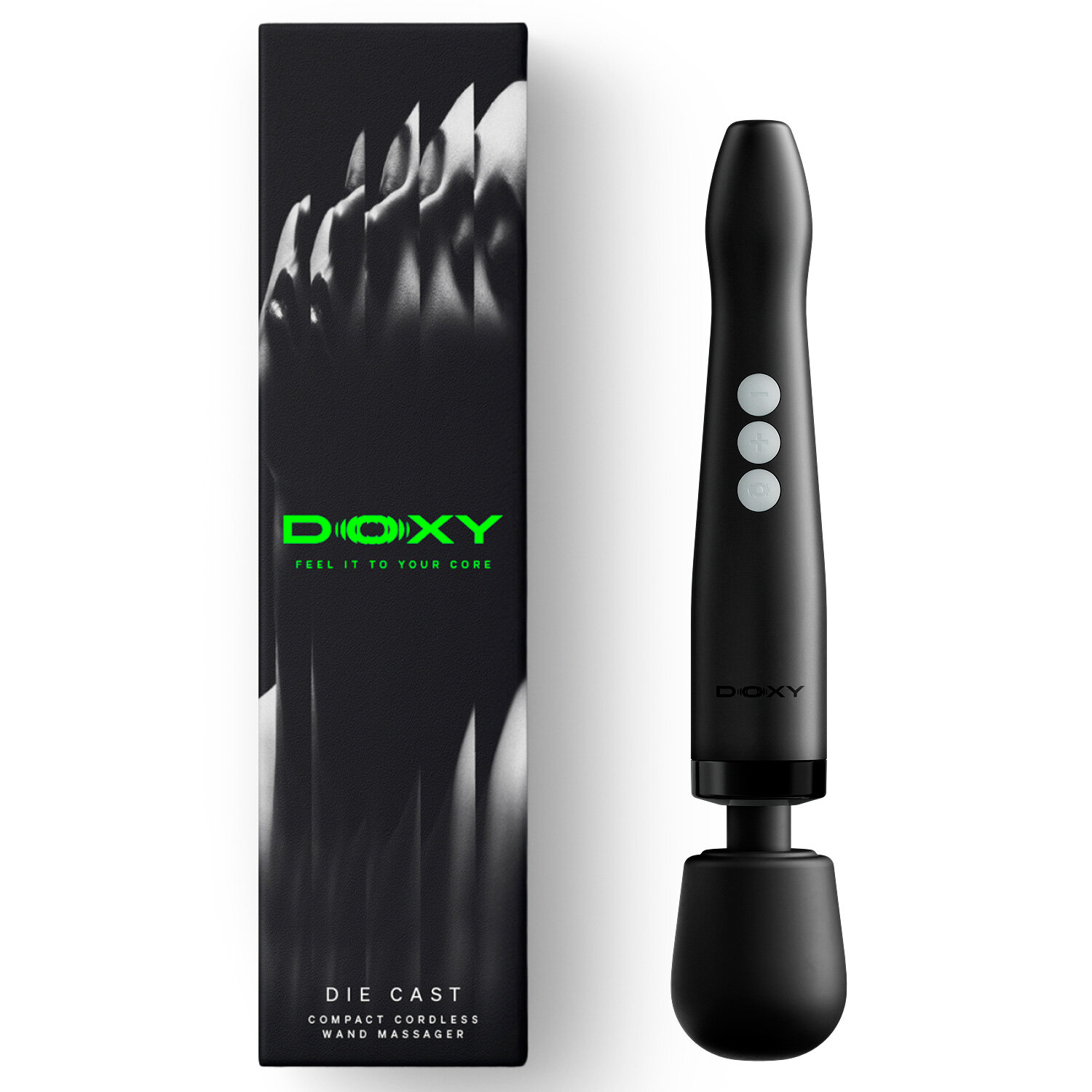 Беспроводной вандовый Doxy Die Cast Compact в металлическом корпусе, черный
