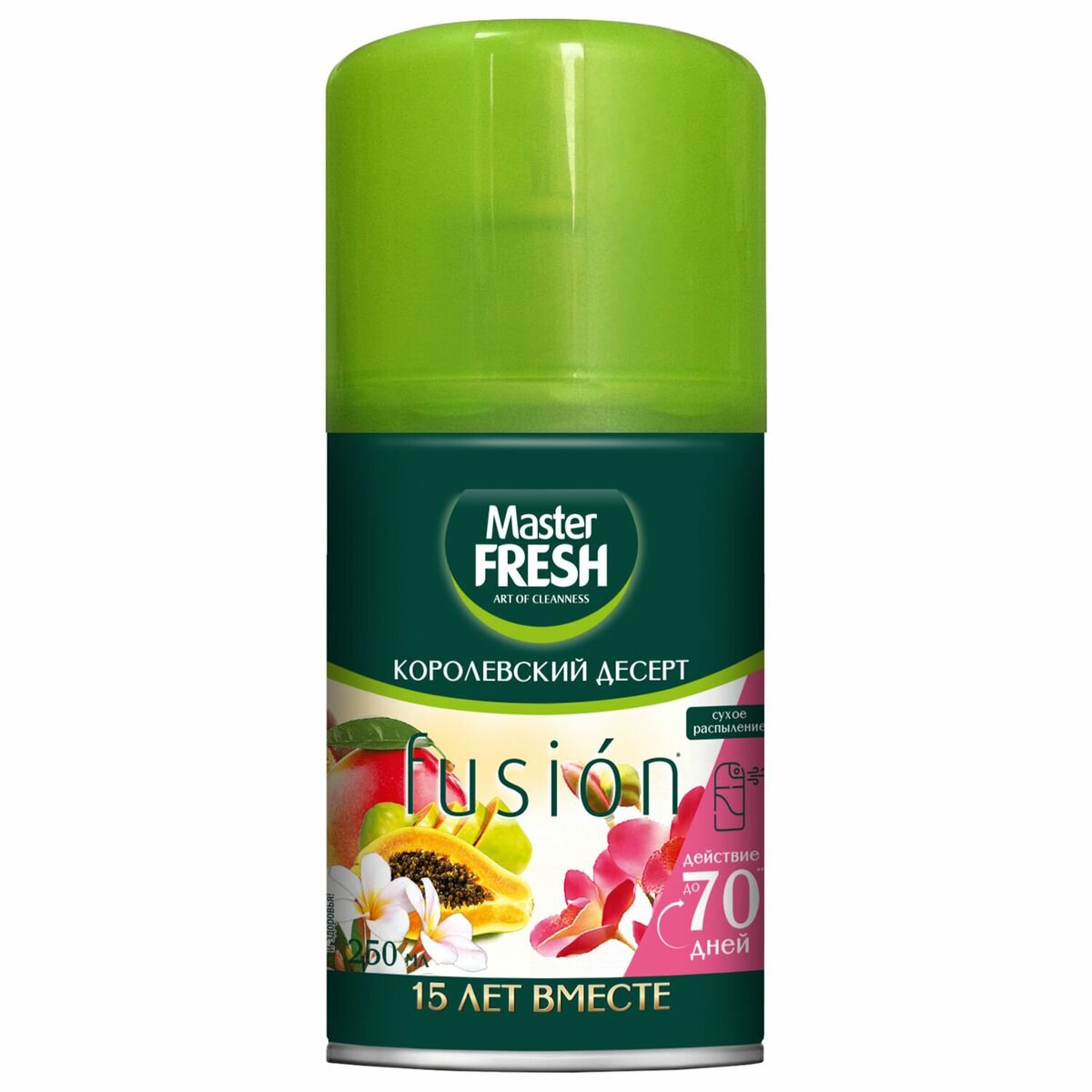 Сменный баллон для автоматического освежителя Master Fresh "Королевский десерт", 250мл (С0006173), 12шт.
