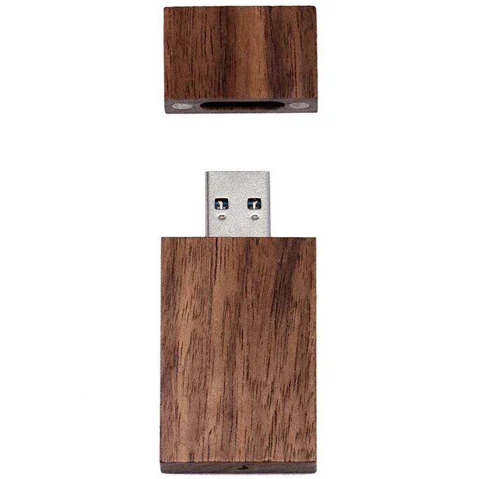 JASTER Деревянные флэш-накопители USB 2.0 4 ГБ, Walnut without box