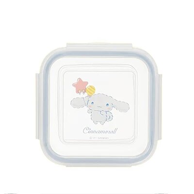 Квадратный ланч-бокс MINISO Sanrio Cinnamoroll Pudding Dog, милый бенто-бокс, подходит для разогрева в микроволновке