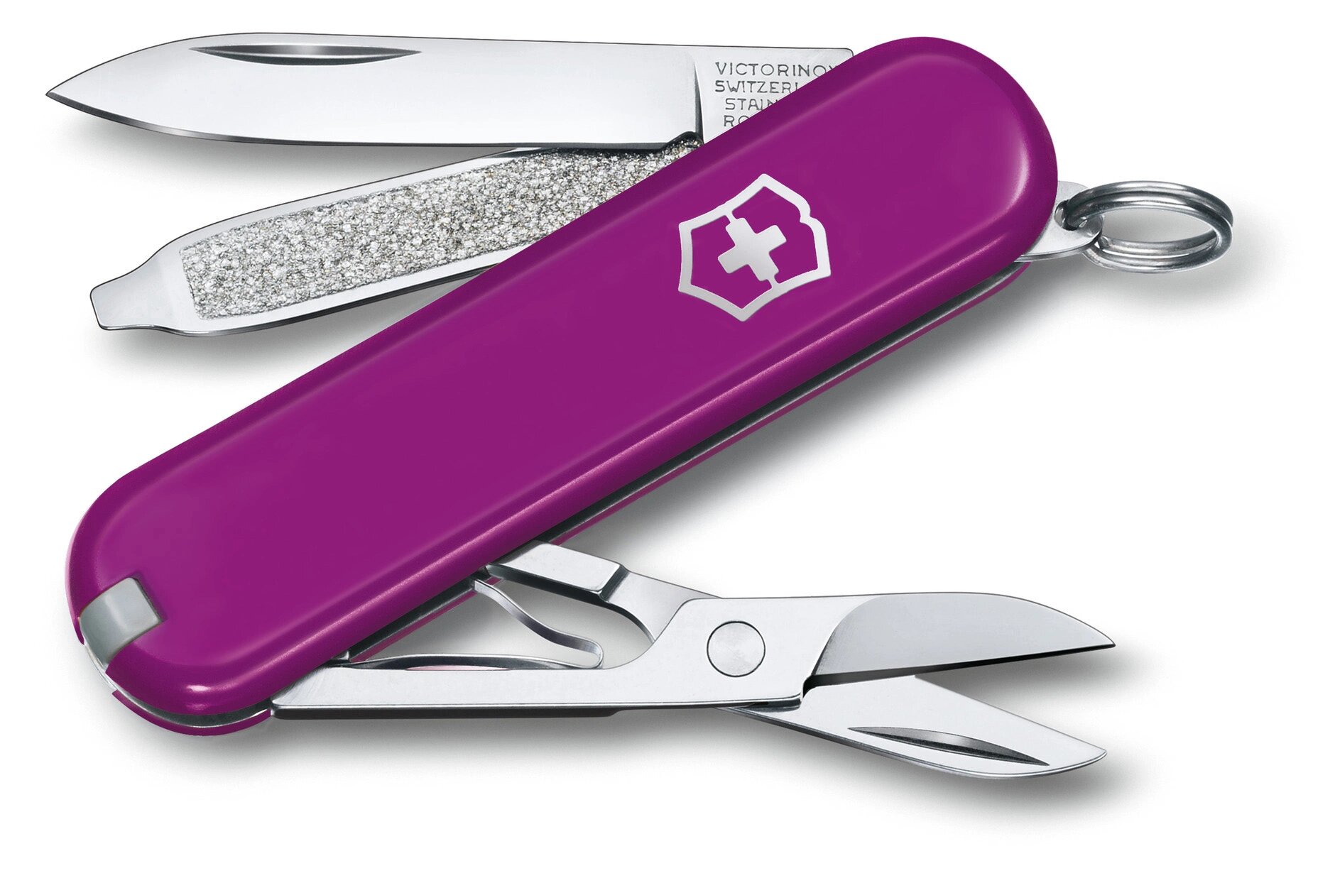 Нож перочинный Victorinox Classic Tasty Grape (0.6223.52G) 58мм 7функц. карт. коробка