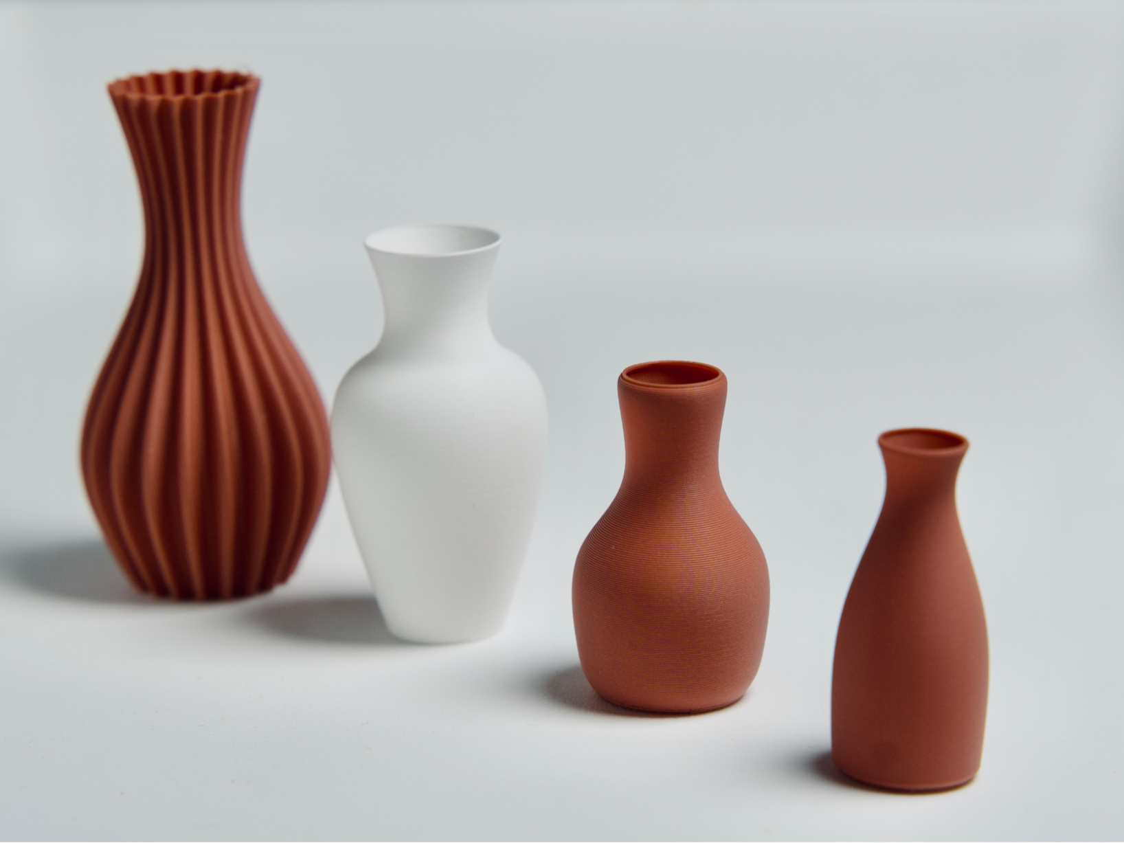 Ваза декоративная дизайнерская, 3D-печать, 3DOPRU арт. VASE-MW-1103501