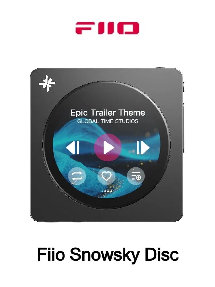 Fiio Snowsky Disc портативный Hi-Res плеер с Bluetooth 5.4 и WiFi