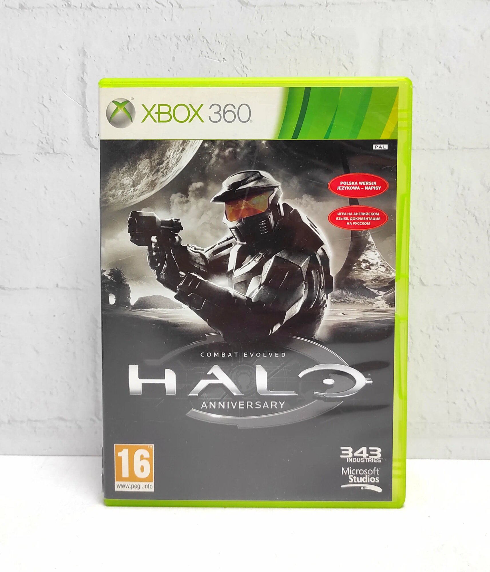 Halo Anniversary Английский язык Видеоигра на диске Xbox 360. Товар уцененный