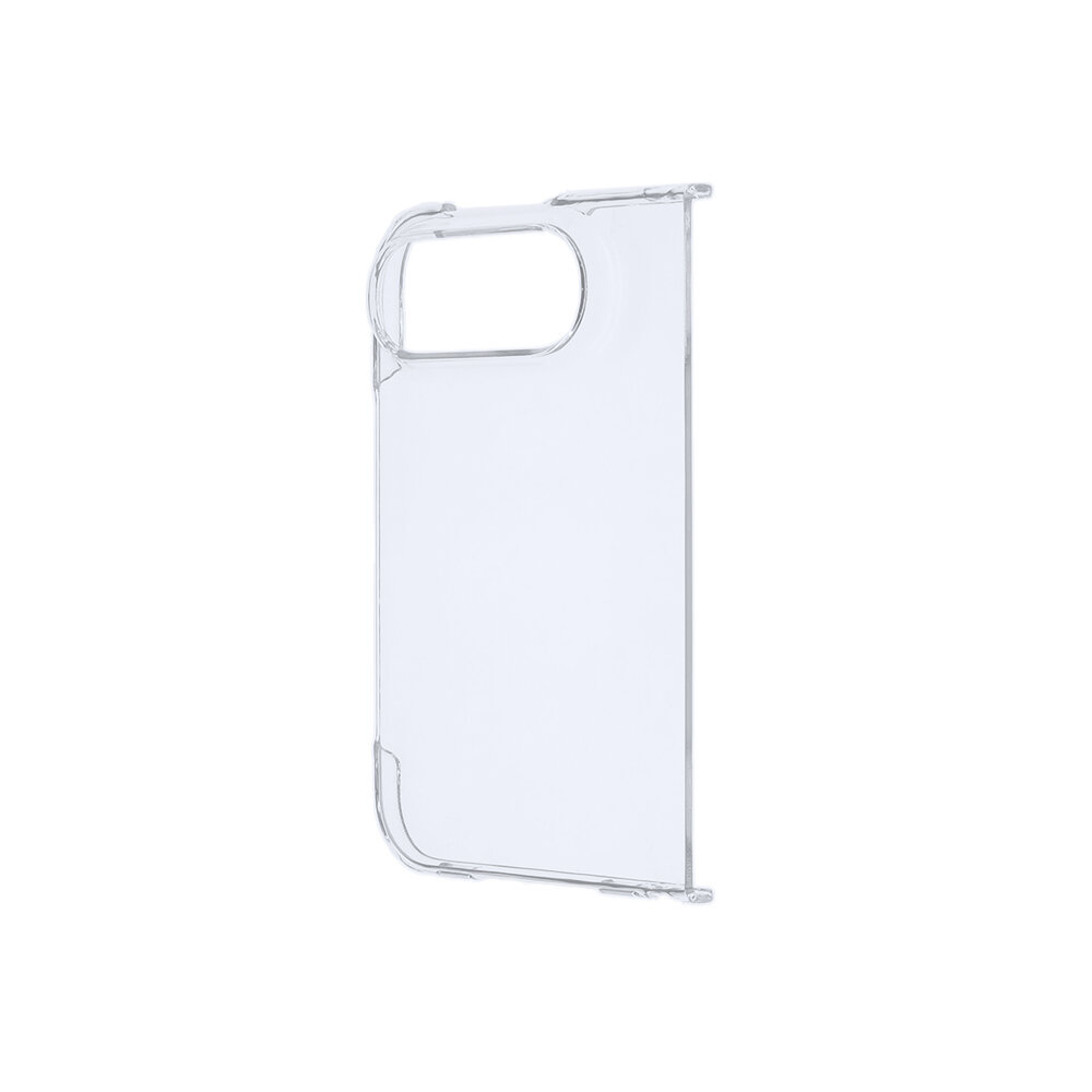 Пластиковый транспарентный чехол для Iphone Duo белый