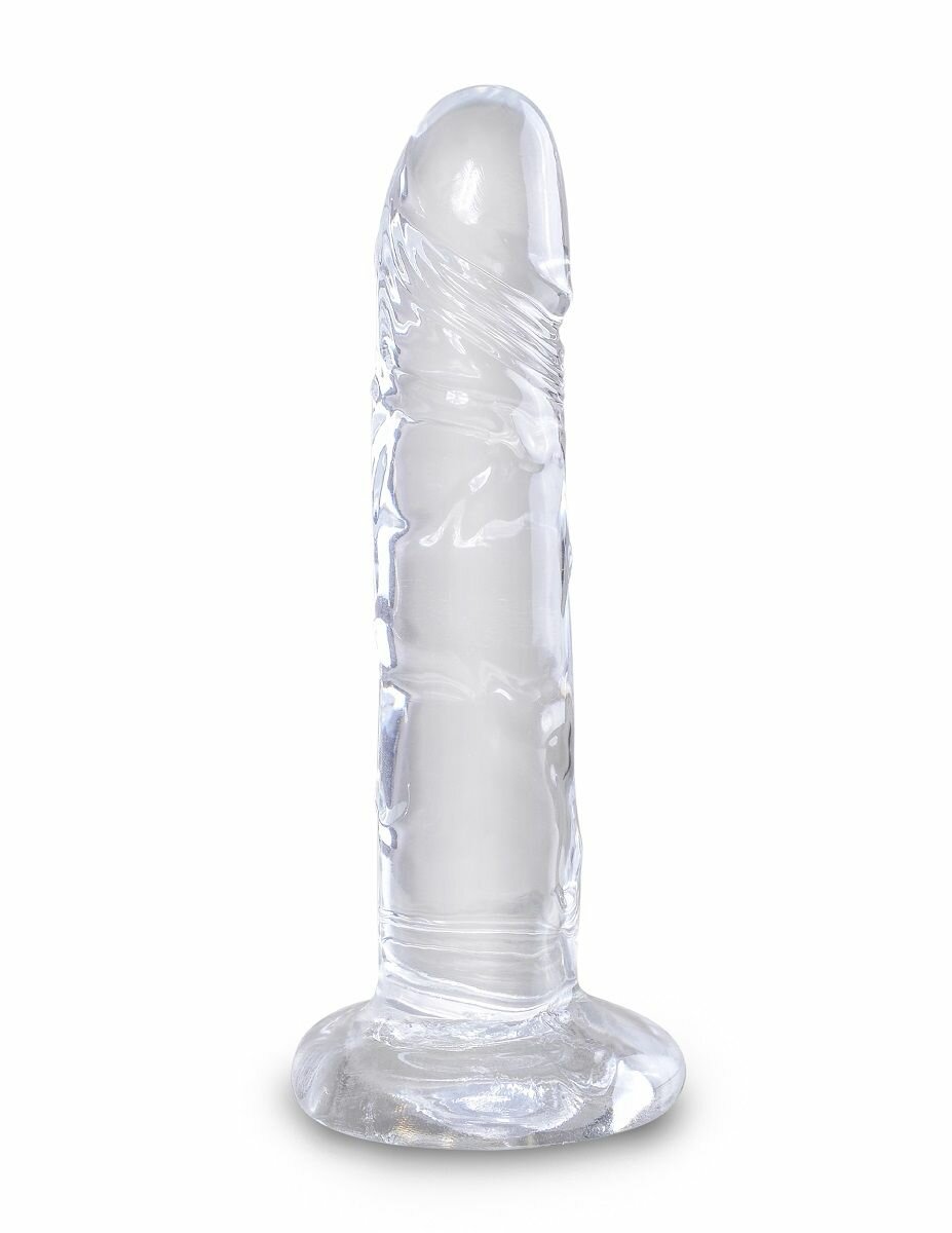 Прозрачный фаллоимитатор King Cock Clear 6" Cock
