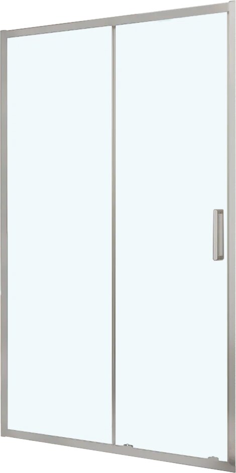 Душевая дверь в нишу BelBagno Luce BF-1-100-C-Cr стеклянная, раздвижная, 100 см, угловая, одностворчатая, итальянская