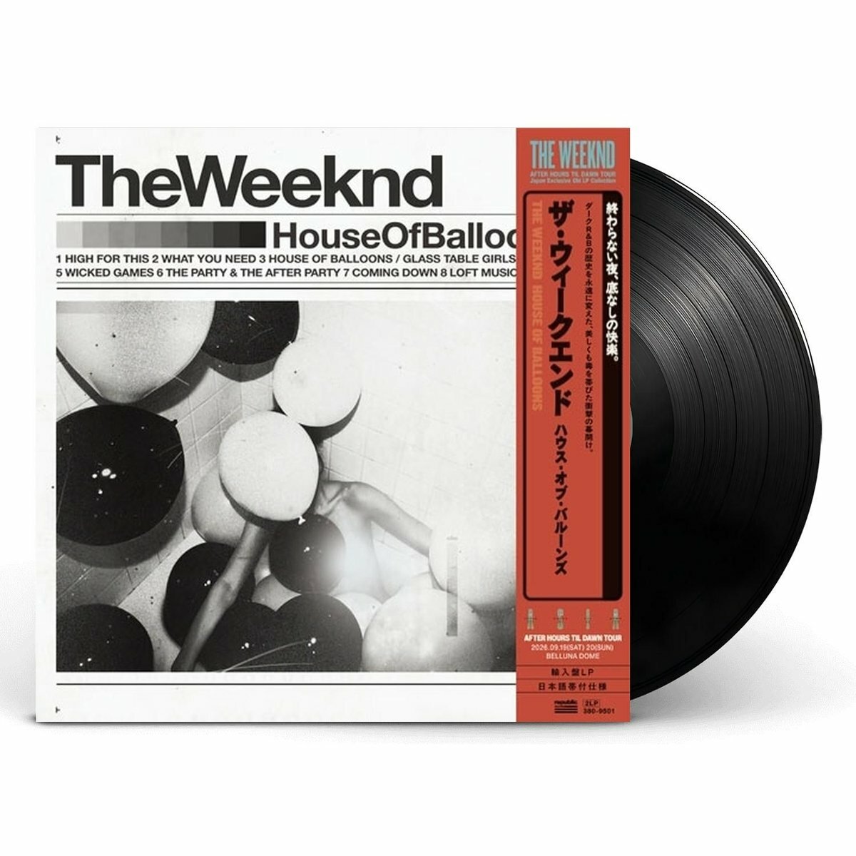 Виниловая пластинка The Weeknd - Limited Edition with Japanese obi House Of Balloons Online Only / 1LP, New, SS, Mint