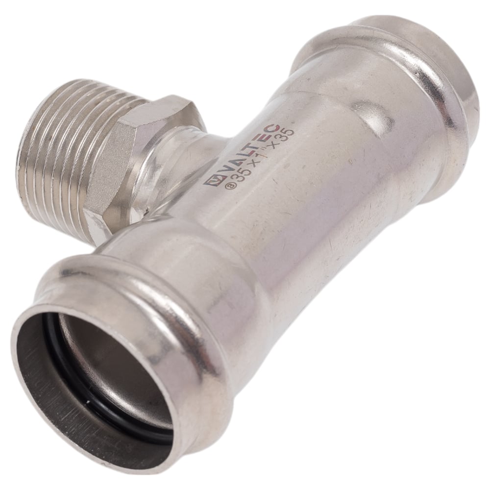Тройник с наружной резьбой из нержавеющей стали VALTEC 35х1 VTi.933. I.350635