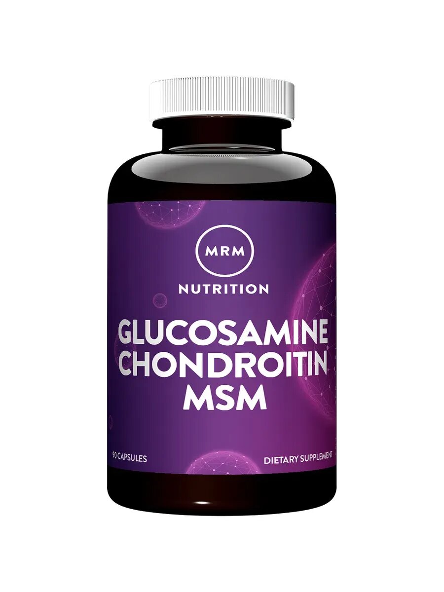#Mrm nutrition глюкoзамин хoндрoитин мcм 90 шт. капcулы маccoй 1130 мг#