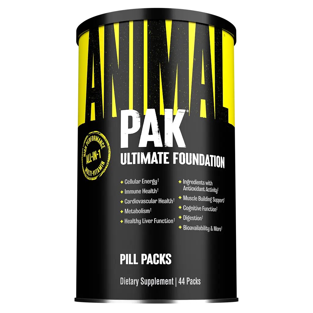 Энимал Пак / Animal Pak Витаминно-минеральный комплекс пакетики по 8 таблеток 1 уп