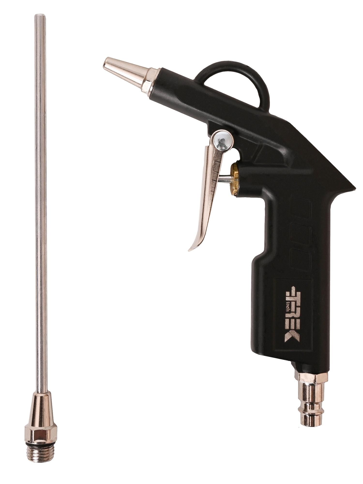 Пистолет продувочный удлиненный TREK TR33-80-49 насадкой (200мм)