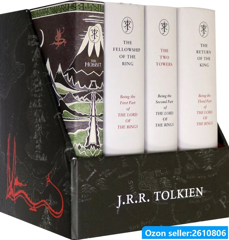 Подарочный набор книг "The Hobbit & The Lord of the Rings" на английском языке | Толкин Джон Рональд Руэл