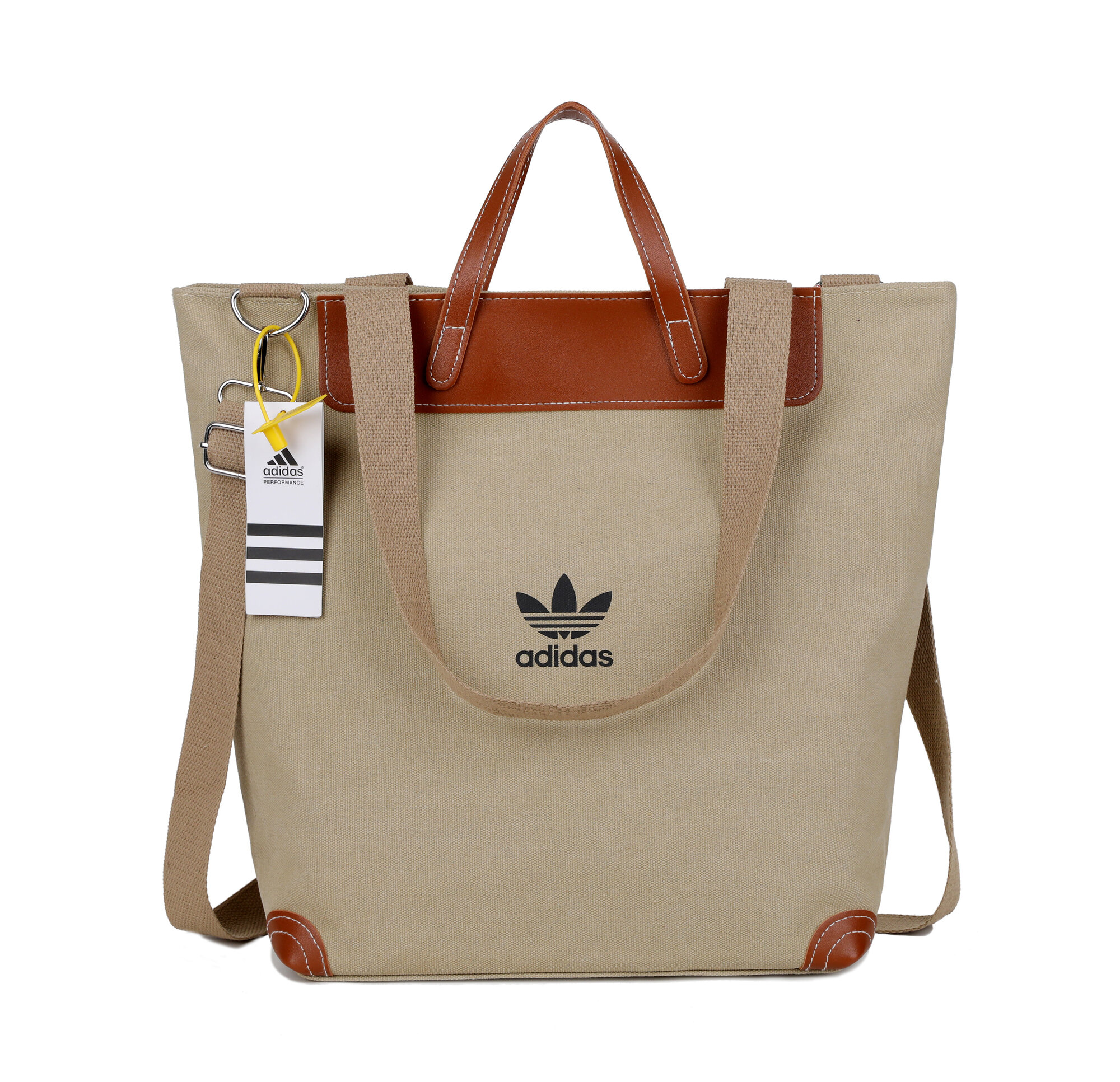 Сумка-тоут Adidas, из холста, модный аксессуар для женщин