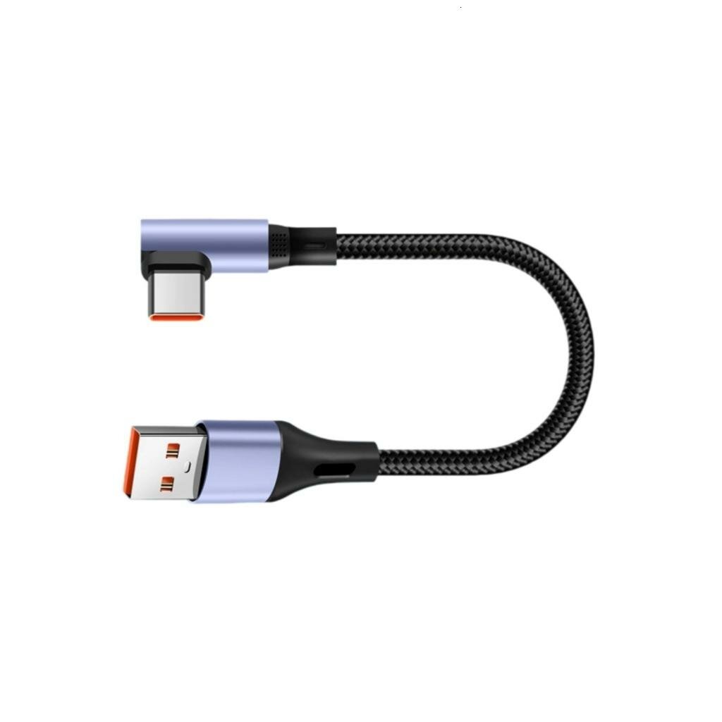 Кабель USB–USB-C для зарядки, 15cm - Прямой usb-изгиб Ty