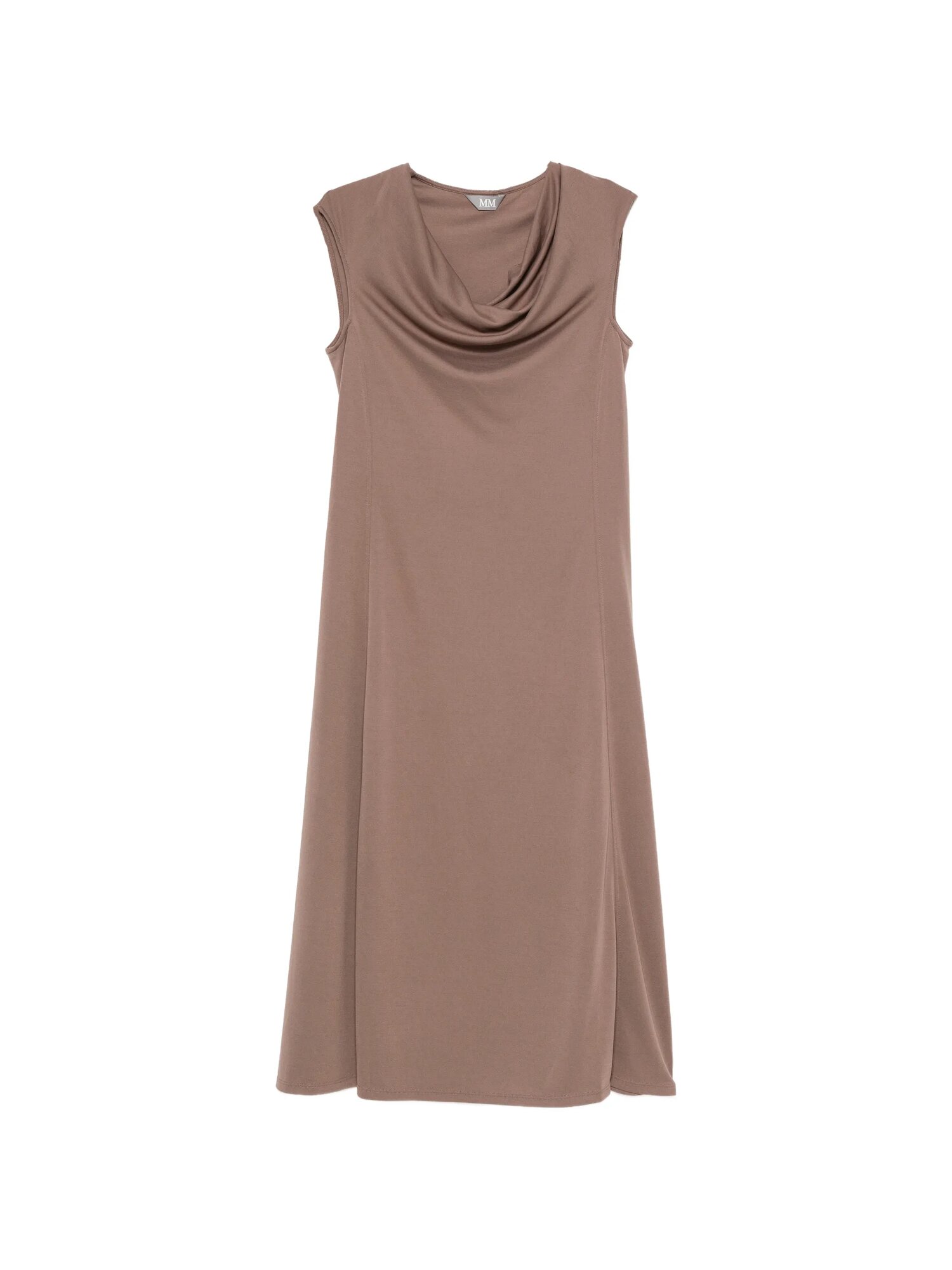 Платье Cowl-neck cap-sleeves midi dress