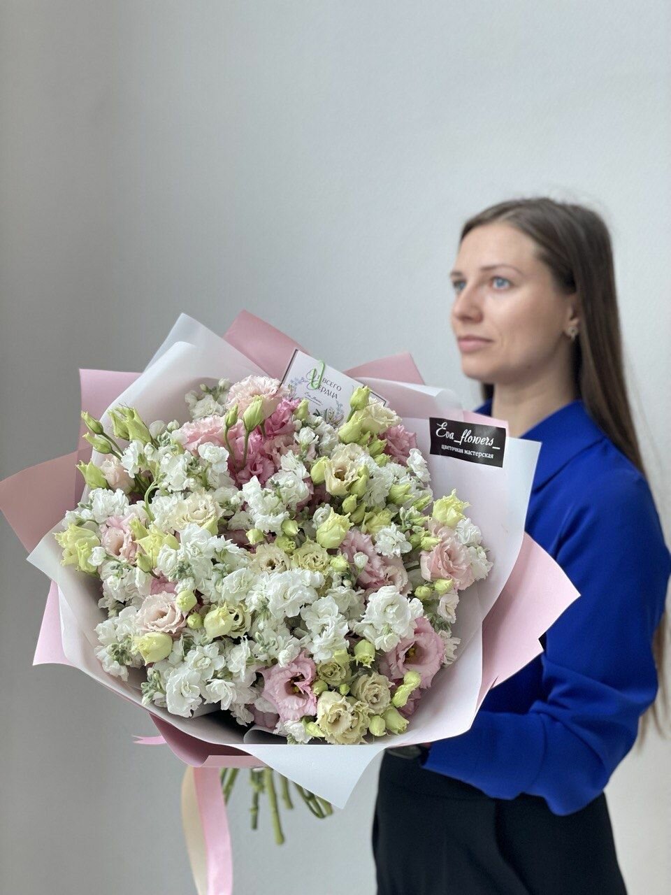 Эустома и маттиола — фото 1