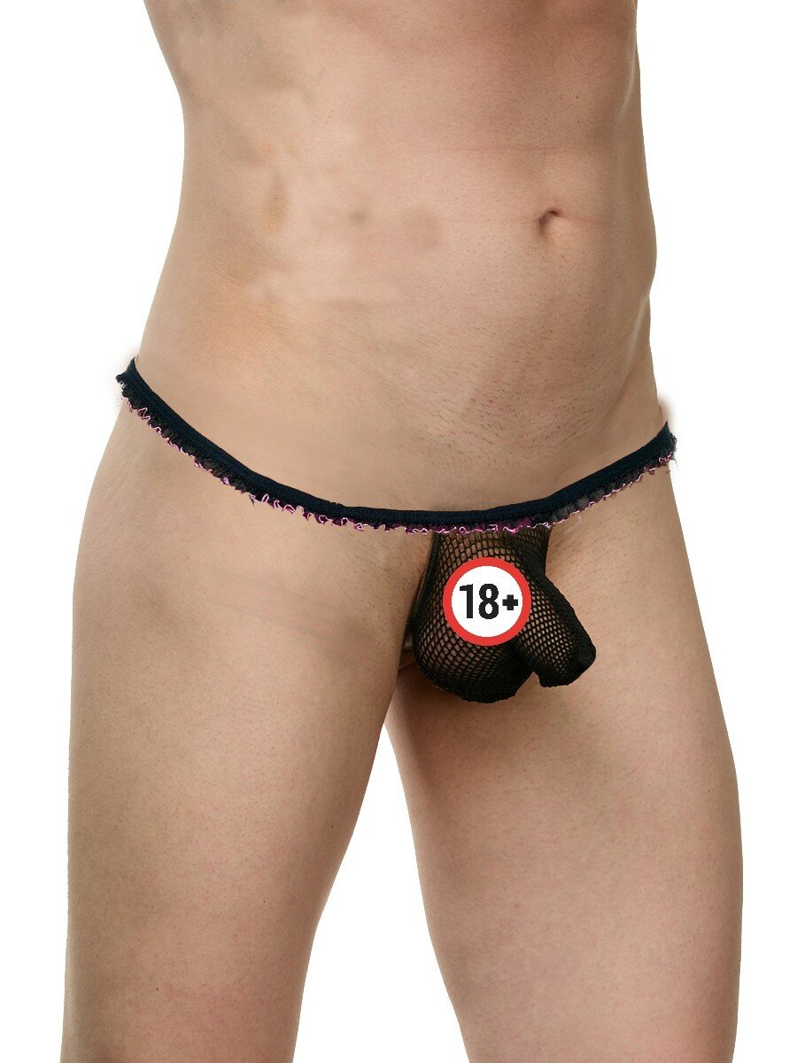 Мужские трусы джоки черные в сетку LaBlinque LB15803 L/XL (48-50)