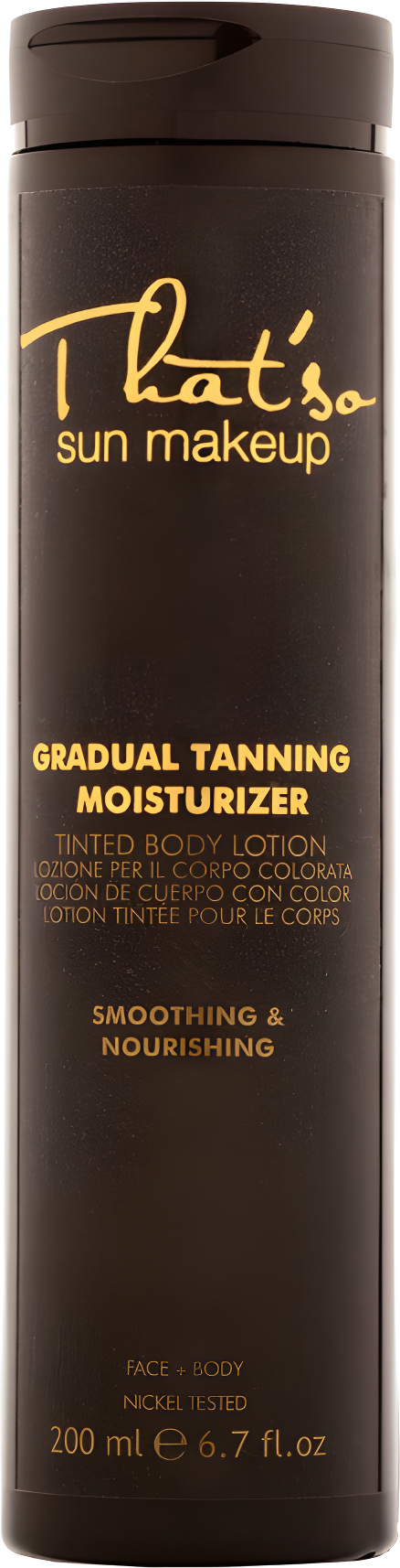 That’so Увлажняющий лосьон для мгновенного загара полупрозрачный Gradual Tanning Moisturizer 250ml