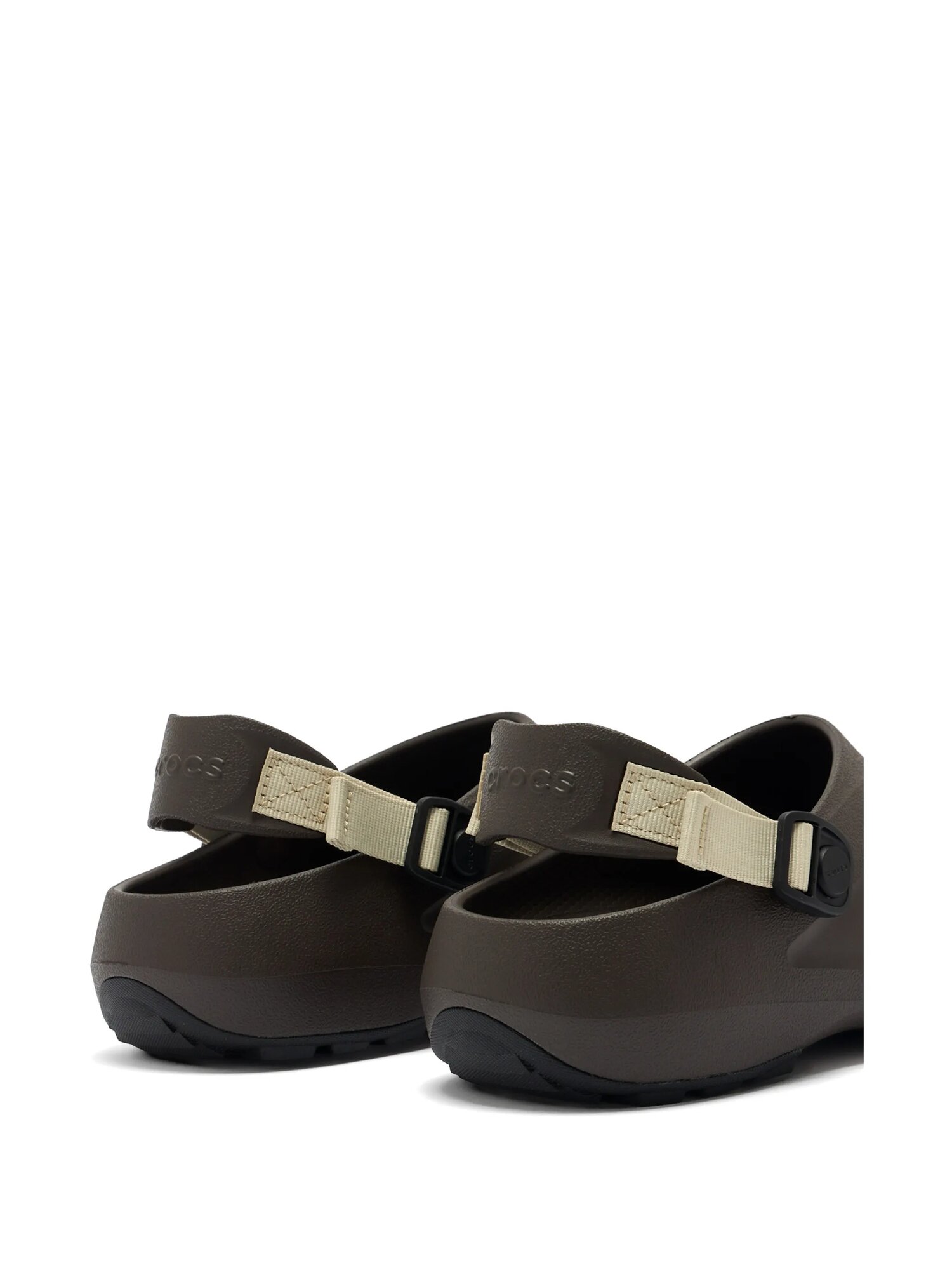 Босоножки Crocs Perforated slingback sandals, размер 9 UK, brown — фото 1