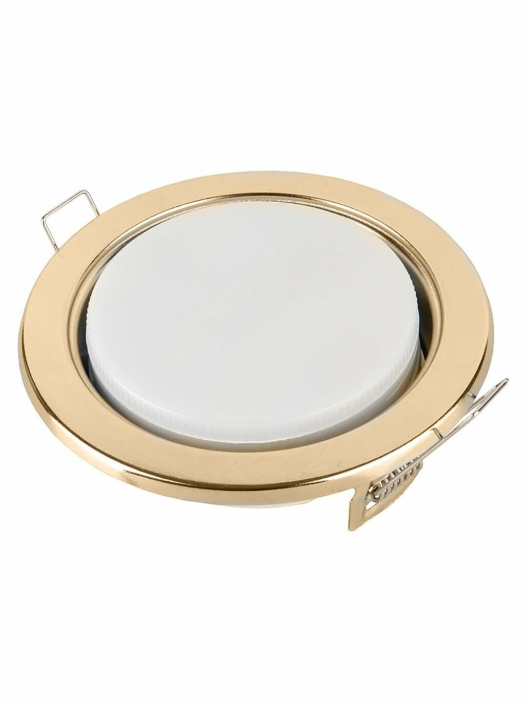 Светильник встраиваемый светодиодный General Lighting Systems 50 Вт GX53 золотой, круглый, 10.8х10.8х3.8 см, IP20, 431600
