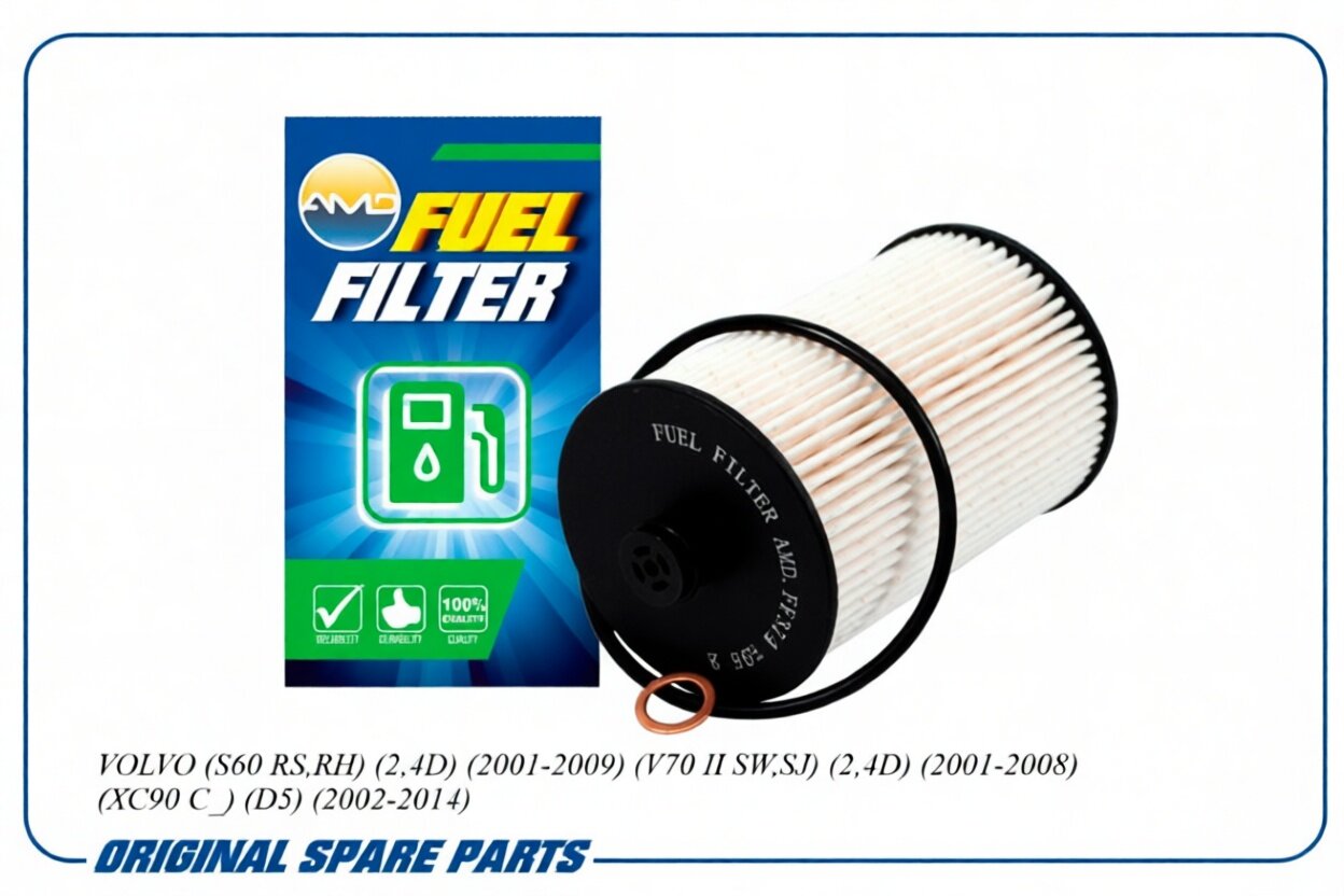 Фильтр топливный VOLVO S60 RS, RH, 2,4D, 2001-2009, V70 II SW, SJ, 2,4D, 2001-2008, XC90 C_, D5, 2002-