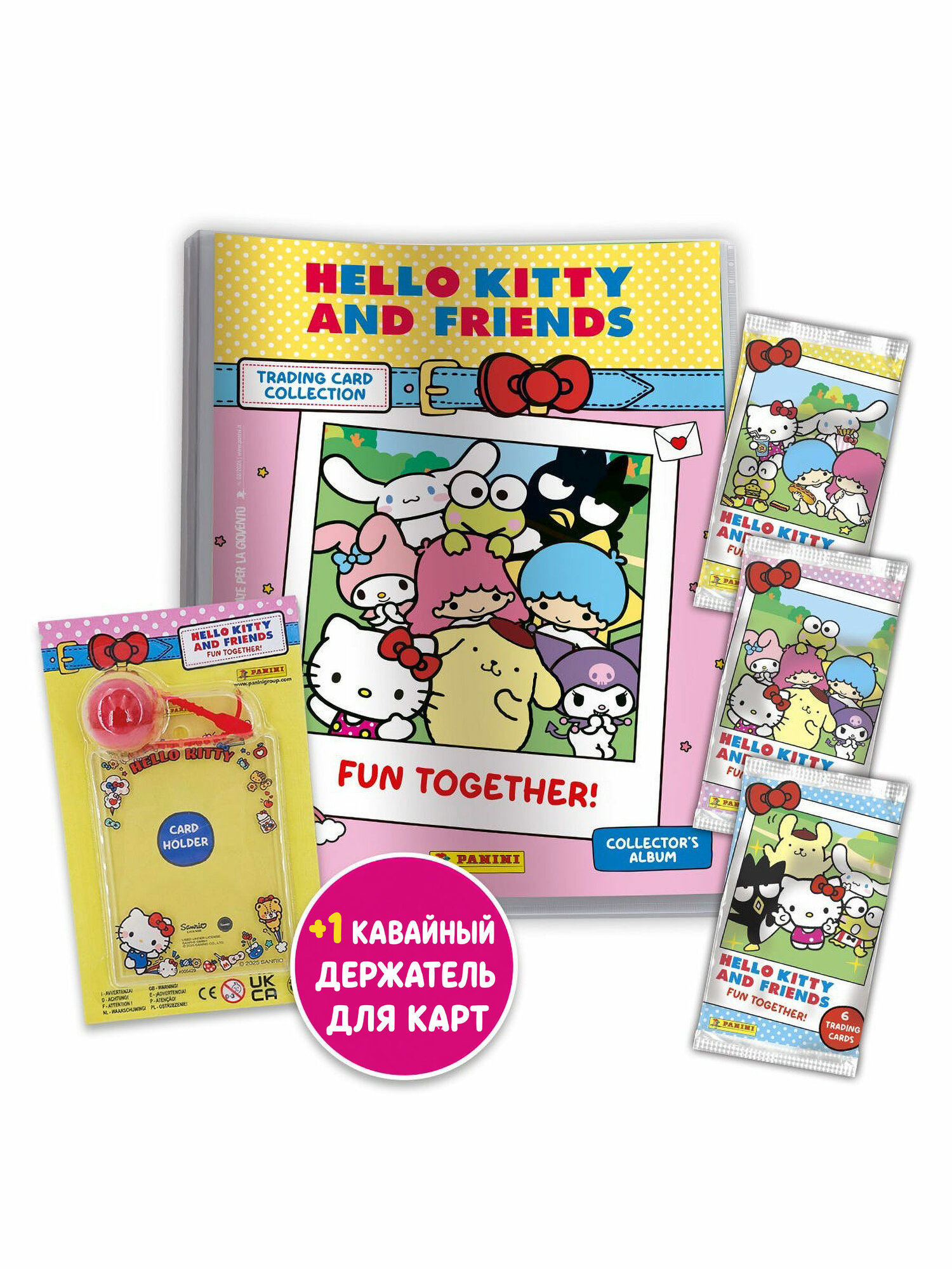 Карточки для коллекционирования Panini Hello Kitty and Friends Fun Together! Стартовый набор