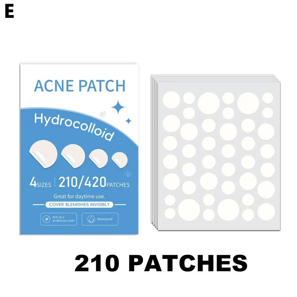 Пластырь от прыщей Hydrocolloid, 210 шт, Color: E