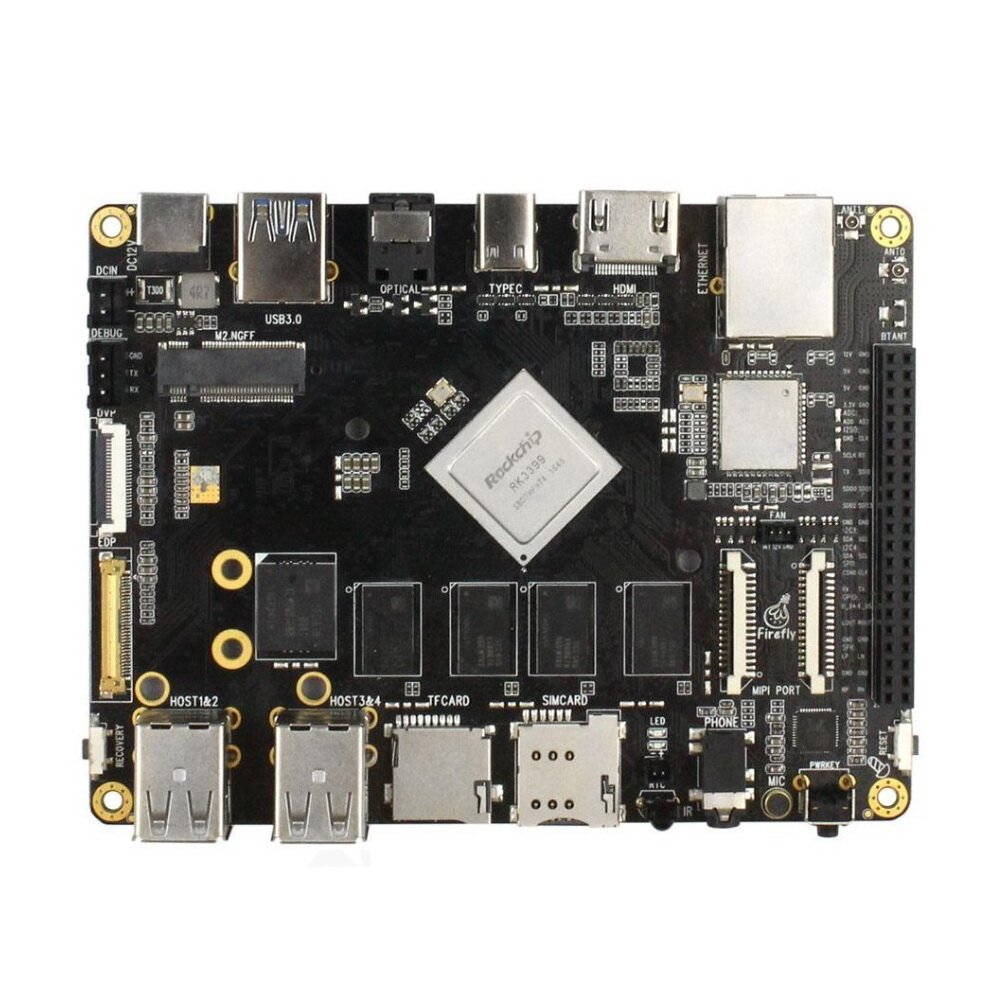 Одноплатный компьютер FireFly Firefly-RK3399-4GB 4G+16G (Firefly-RK3399-4GB)