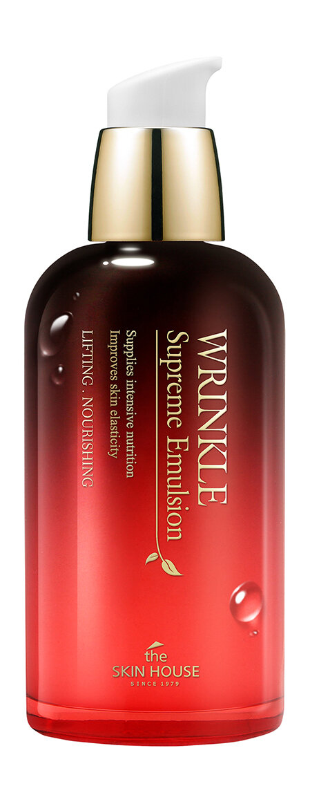THE SKIN HOUSE Эмульсия для лица против морщин Wrinkle Supreme с женьшенем, 130 мл