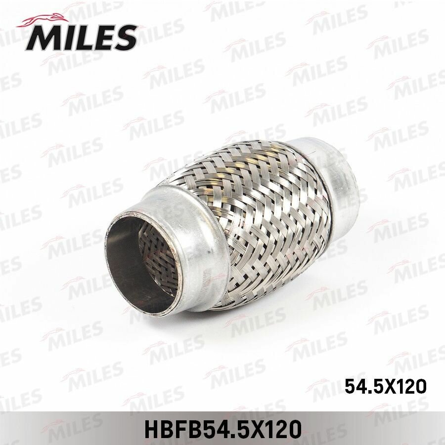 Труба гофрированная с внутренним плетением 54.5X120, MILES HBFB545X120