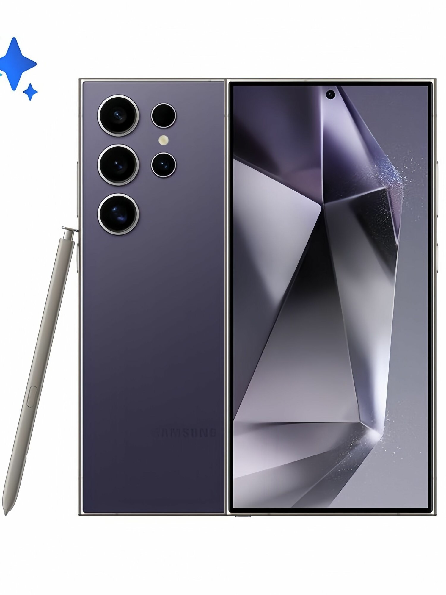 Смартфон Samsung S24 Ultra, 12ГБ, 512Гб, фиолетовый, экран Dynamic AMOLED 2X 6,8"