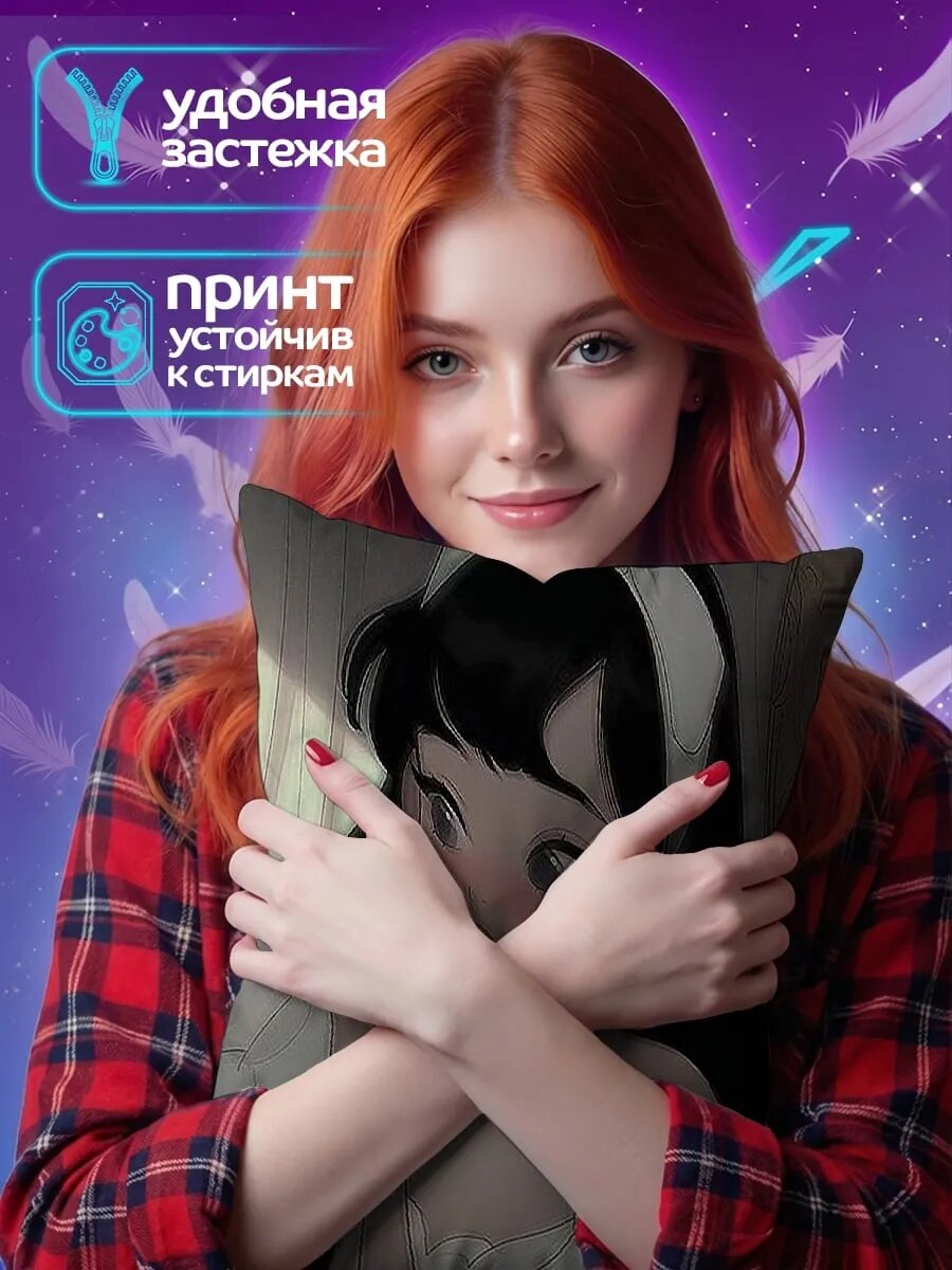 Подушка дакимакура Девушка в платье — фото 1