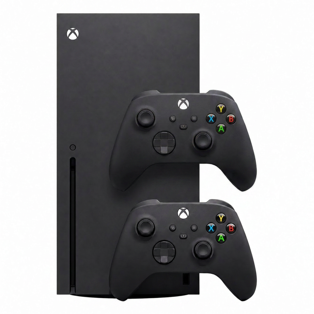 Игровая приставка Microsoft Xbox Series X Black 1TB, SSD, трассировка лучей, HD 4K + Черный Геймпад