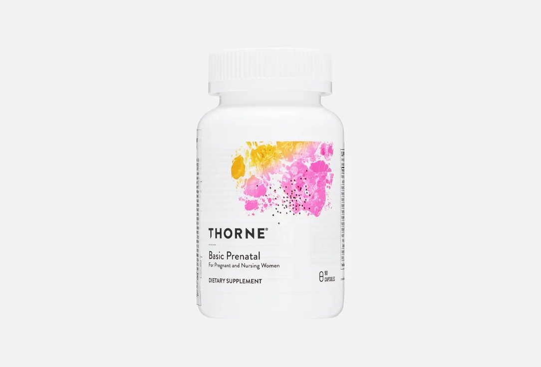 Thorne Basic Prenatal в капсулах комплекс витаминов и минералов 90 шт