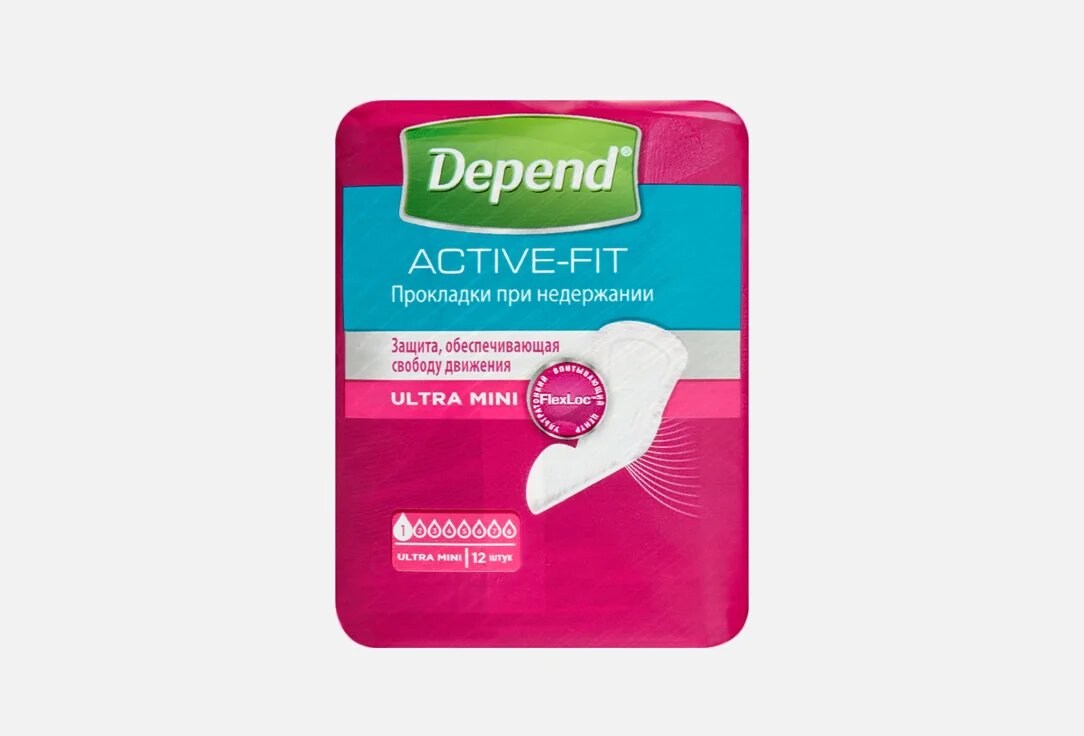 Depend ultra mini Прокладки 12 шт