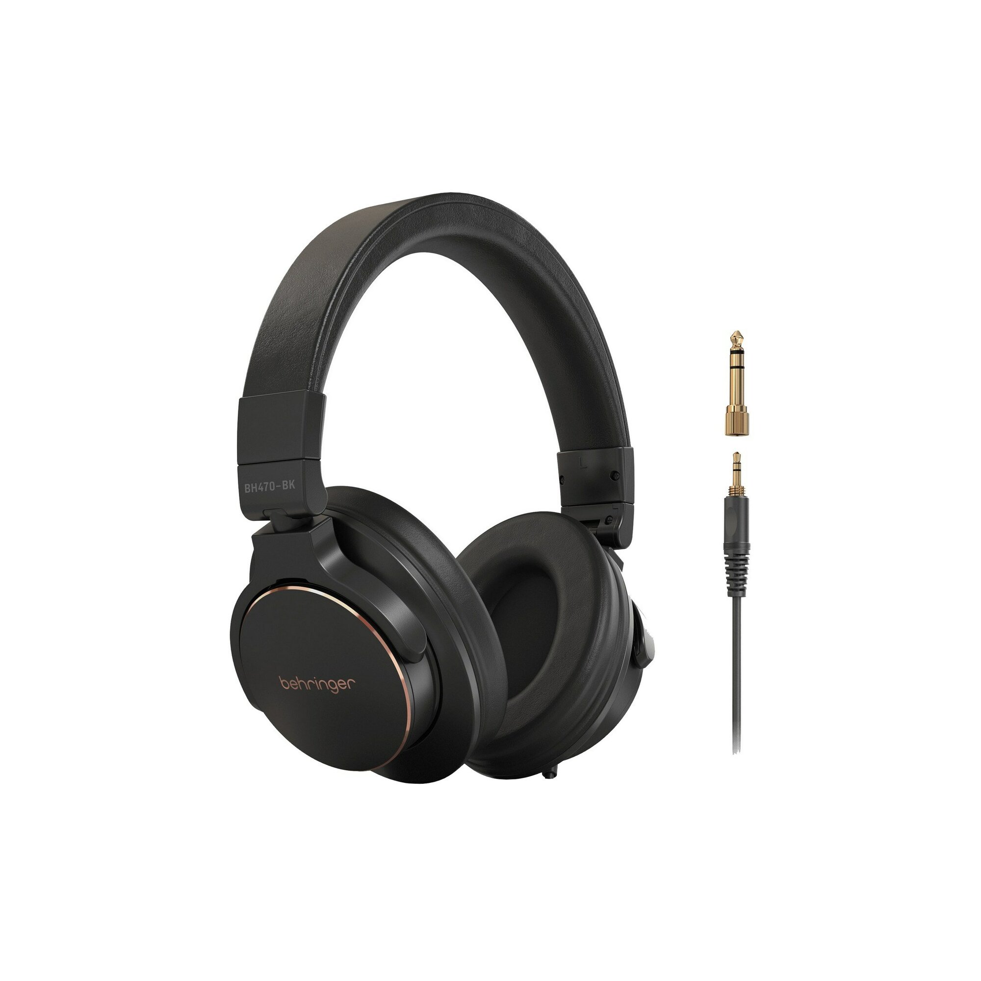 BEHRINGER BH470-BK - закрытые студийные мониторные наушники, 20 Гц - 20 кГц, цв. черный