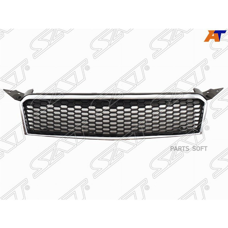 Решетка радиатора Chevrolet Aveo 05-11 (с хром молдингом/ 5D HBK) от официального дистрибьютора, SAT, артикул STCVA70930