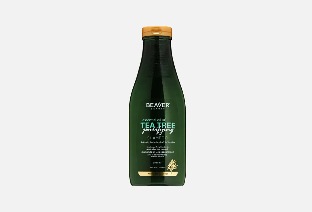 Beaver Tea Tree Шампунь для волос 730мл