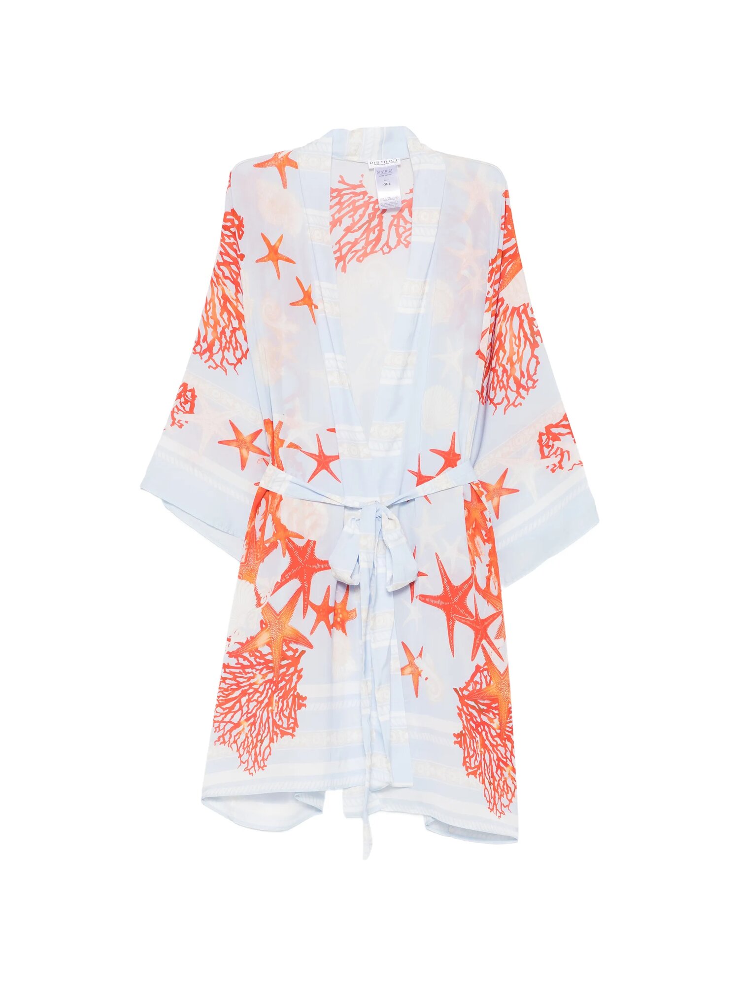 Пальто Mazzei Starfish-print wrap coat