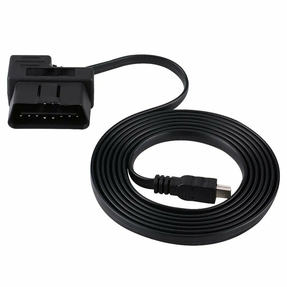 Кабель-адаптер OBD2 (16 pin) на Mini USB (180 см)